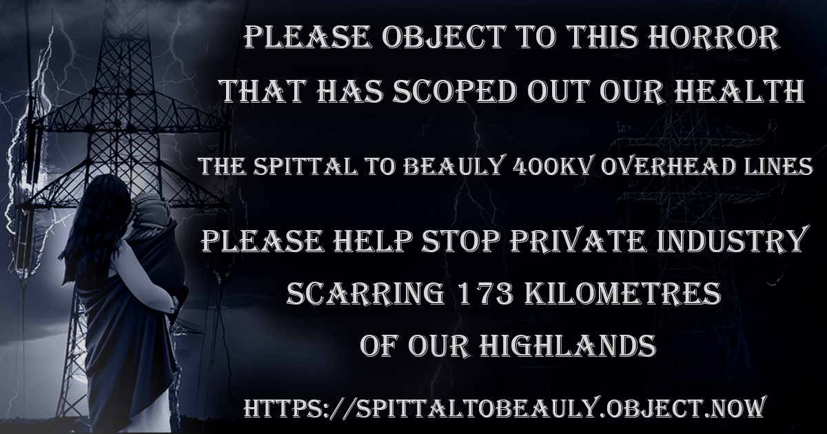 Spittal to Beauly 400kV Connection Object Now